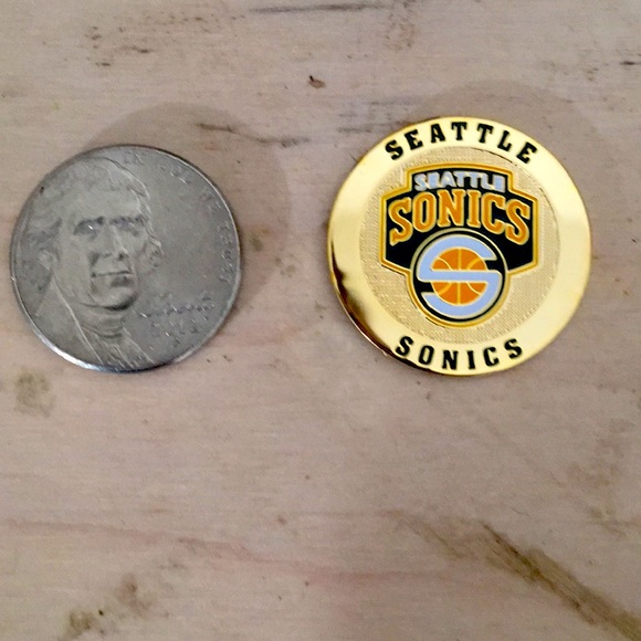 Accessories | Seattle Super Sonics Logo Classic Sticker | Poshmark